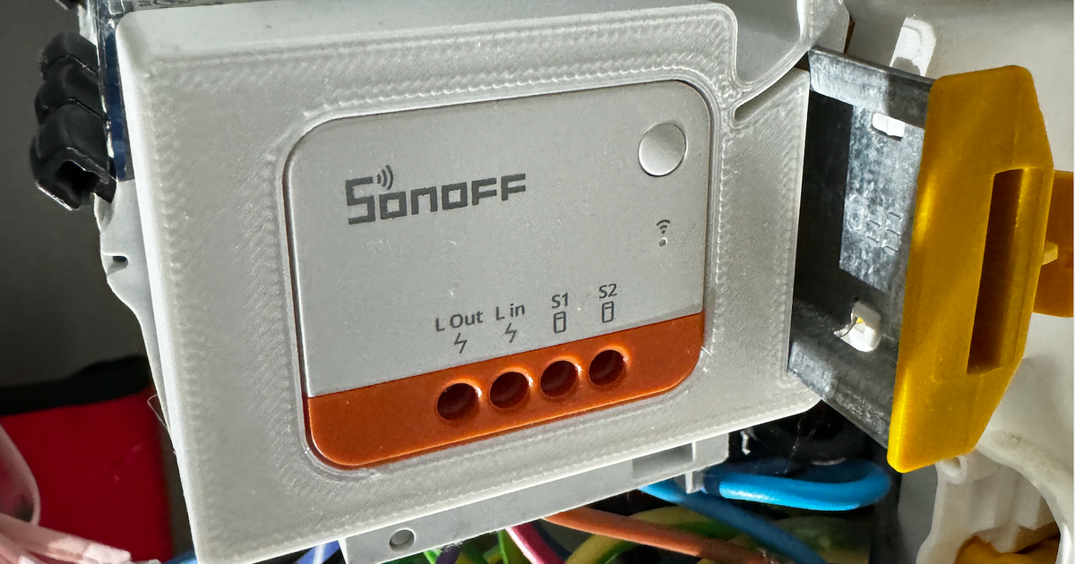 Sonoff ZBMINI L2 DIN Mount by Carlito | Download free STL model ...