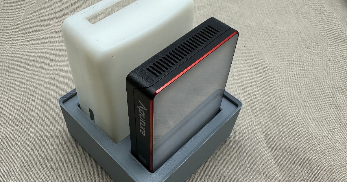 Aputure MC RGBWW LED Light Gridfinity bin by drahtuos | Download free ...