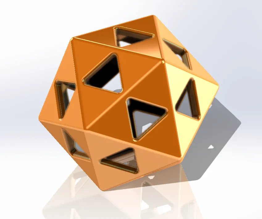 Soft-Edged Sierpiński Icosahedron by atyai | Download free STL model | Printables.com