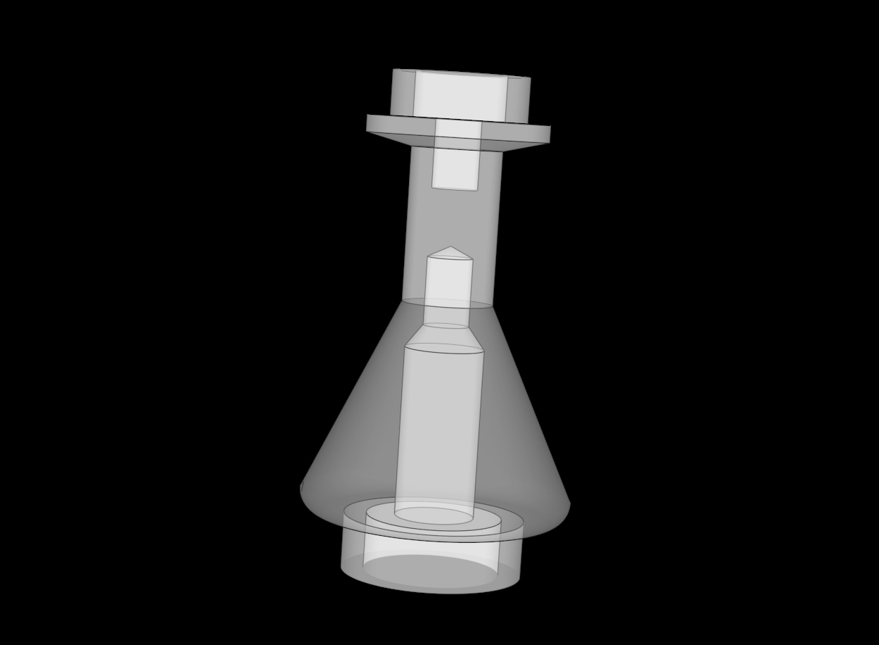 Lego Compatible (93549.dat) Minifig Conical Flask by thall72 | Download ...
