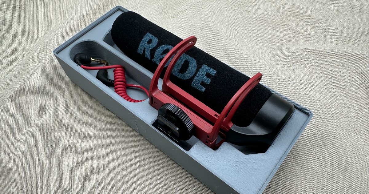 RODE Videomic GO Gridfinity Bin by 490 MFG | Download free STL model ...
