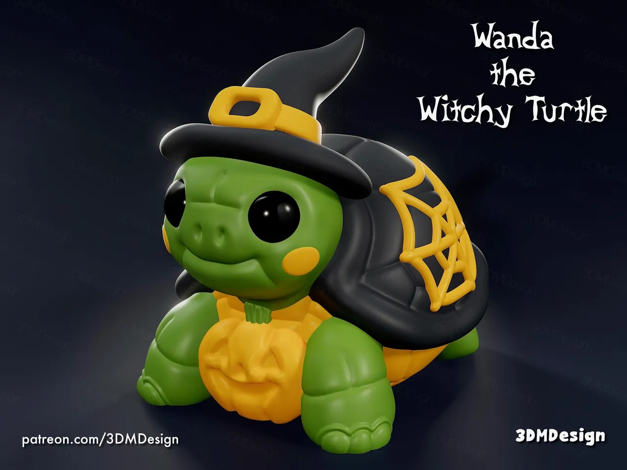 Wanda the Witchy Turtle by 3DMDesign | Download free STL model ...