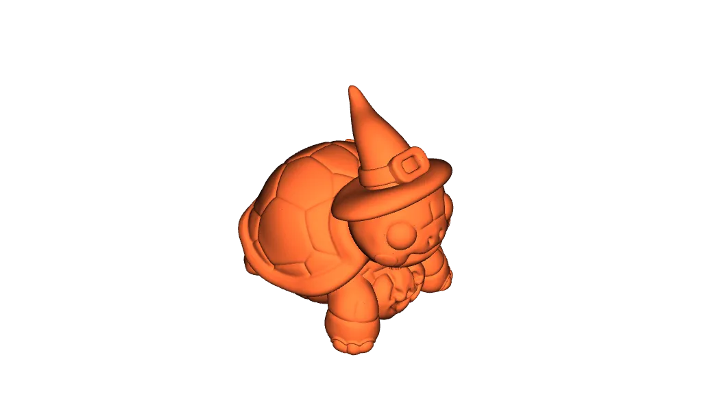 Wanda the Witchy Turtle by 3DMDesign | Download free STL model ...