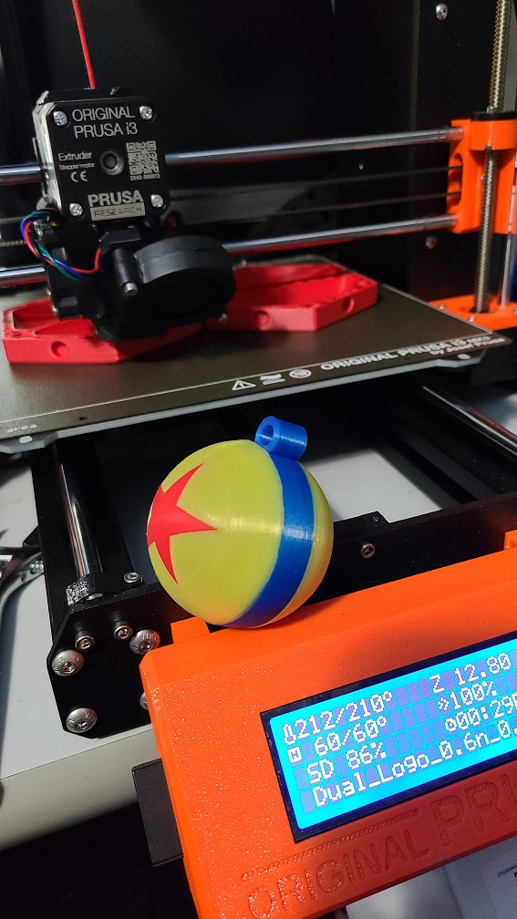 Pixar Ball Keychain by Campo_da_Gator | Download free STL model ...