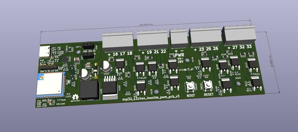 Enclosure for my esp32-12chan-WLED-pwm-PCB by xro | Download free STL ...