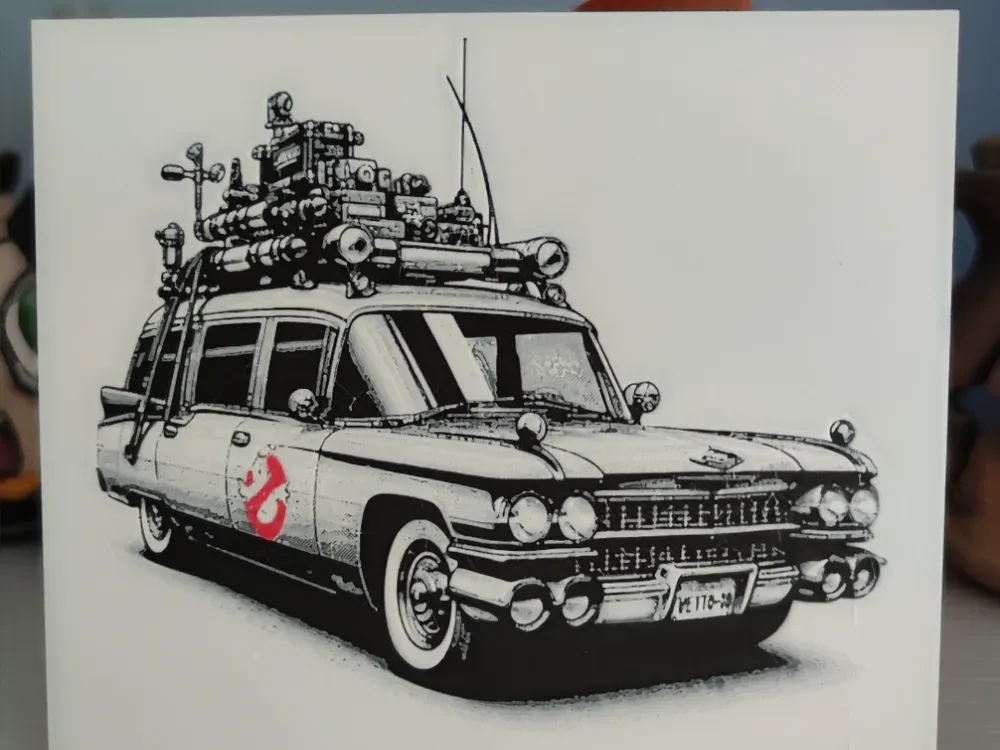 Ghostbusters car hueforge by Fernando Ureña Herrero | Download free STL ...