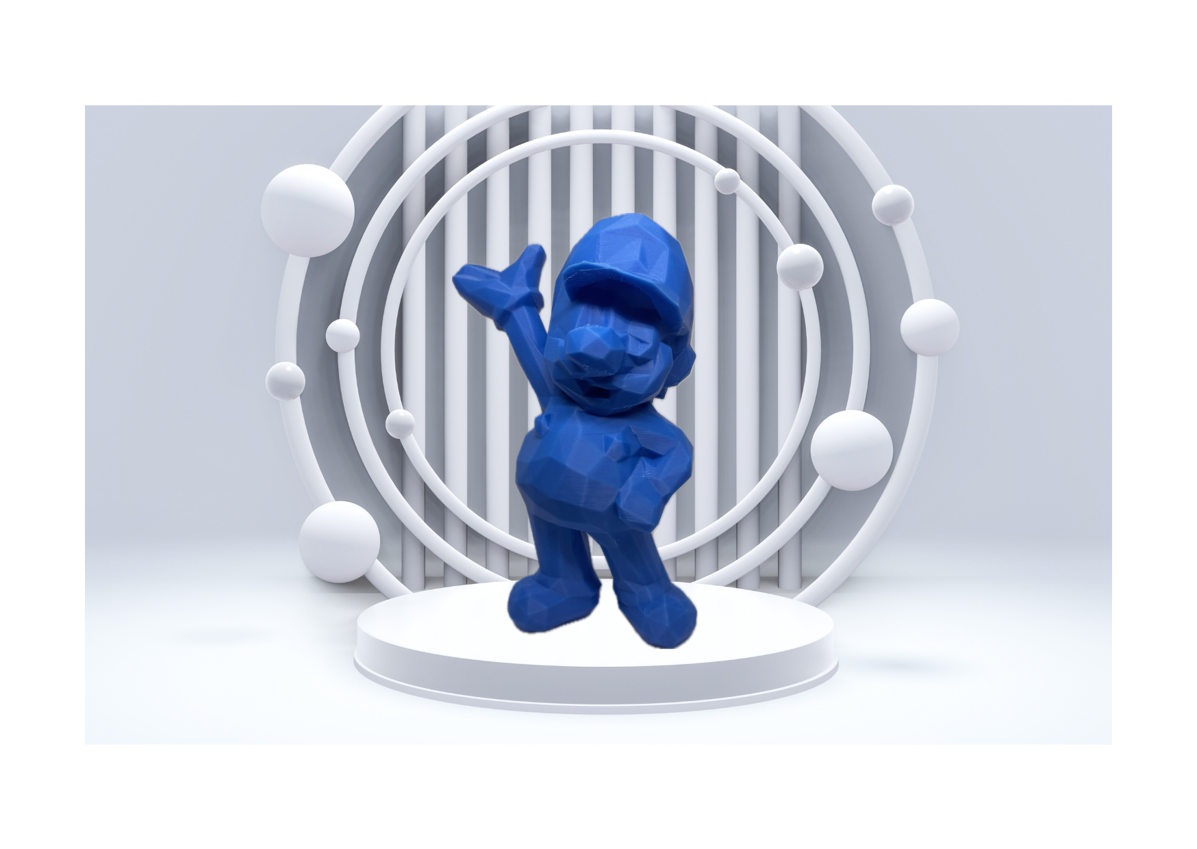 Super Mario Low Poly Sculpture by OliPix Creative Lab by Rodolfo Daniel ...