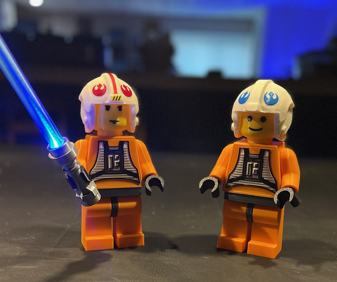 Mega-sized Lego-like Star Wars Rebel Pilots Mini-Figures (5:1 scale) by ...