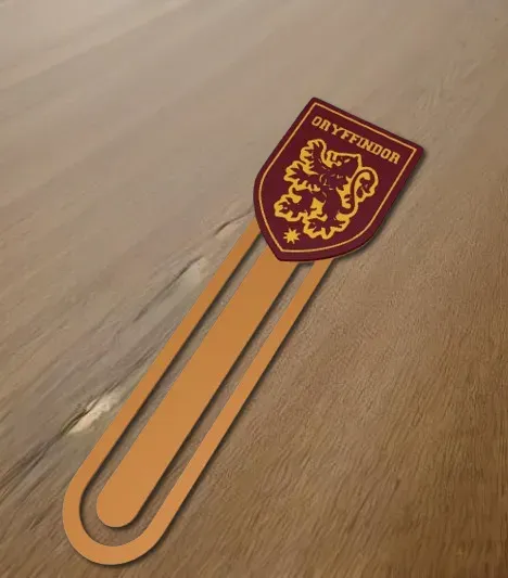 Harry Potter Gryffindor bookmark by Rikhav Mardia | Download free STL ...