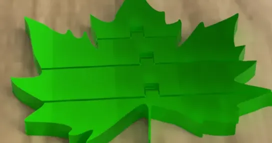 Articulated leaf by Rikhav Mardia | Download free STL model ...