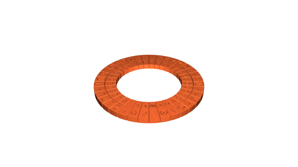 Decoding Wheel by ruxven | Download free STL model | Printables.com