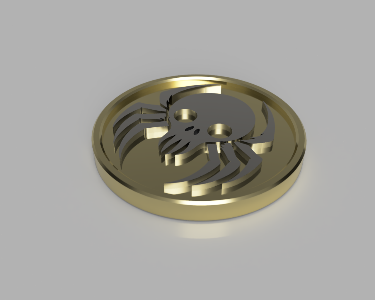 Halloween Spider/Skull Coin - Perfect for Trick-or-Treat or Pirate Gold ...