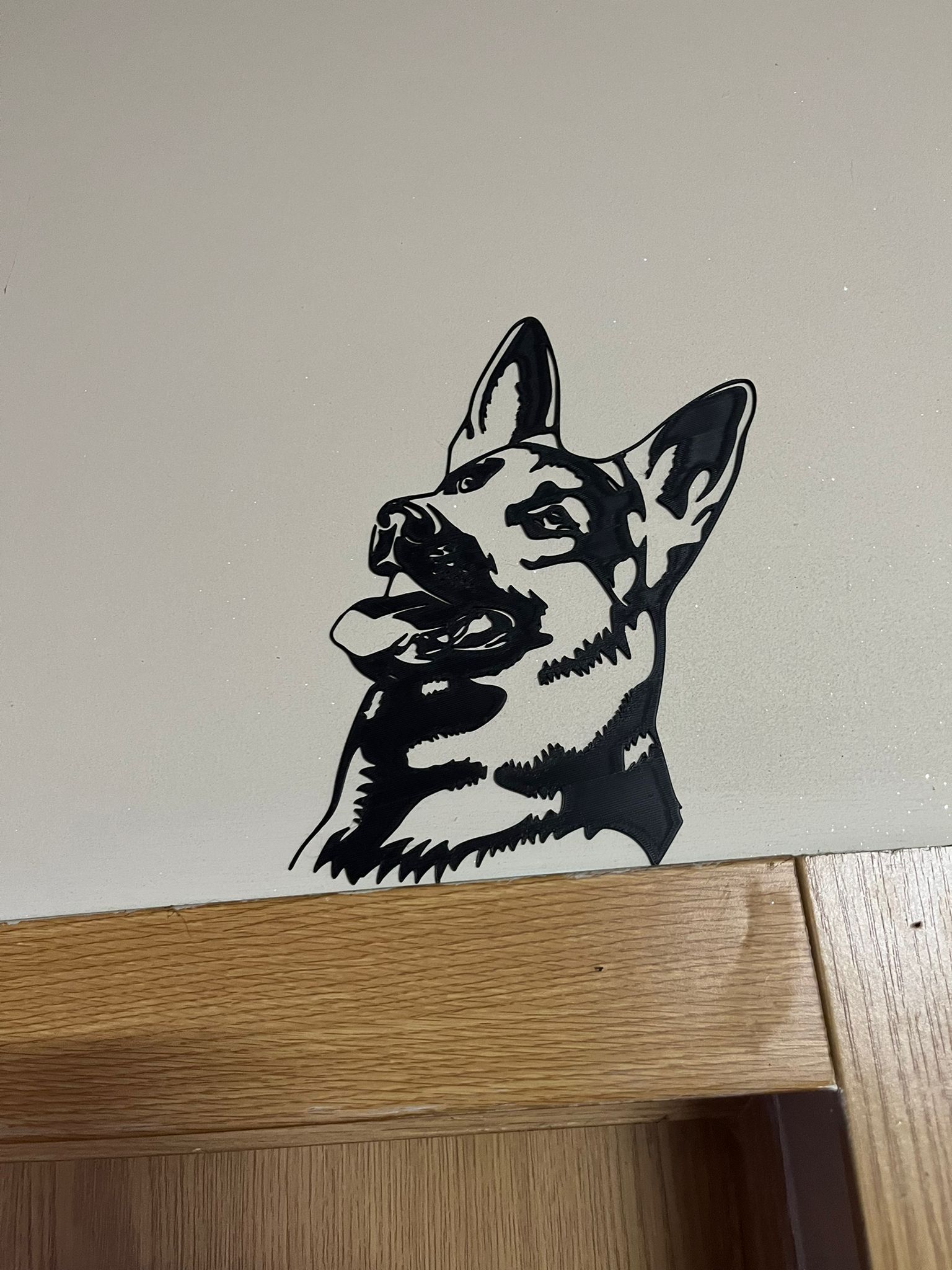 German Shepherd Wall Art by Marcos | Download free STL model ...