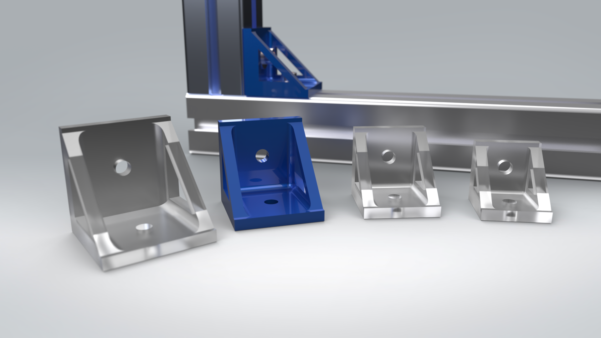 Corner Brackets for Profile Systems (Easy to print) by Firstlayer Oy ...