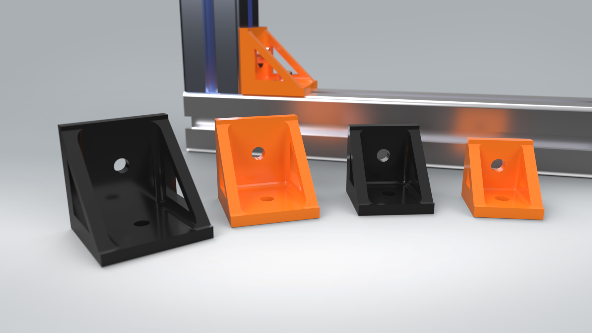 Corner Brackets for Profile Systems (Easy to print) by Firstlayer Oy ...