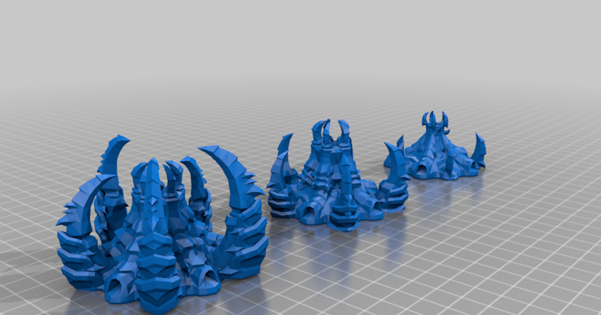 SC2 Hatchery > Lair > Hive by 5Dock3D | Download free STL model | Printables.com