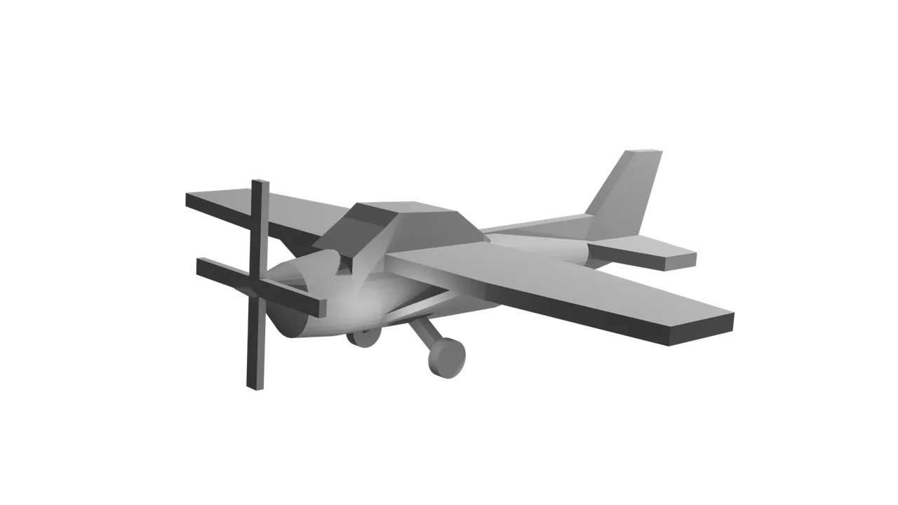 Single-Propeller Plane by Makerspace Hillerød | Download free STL model ...