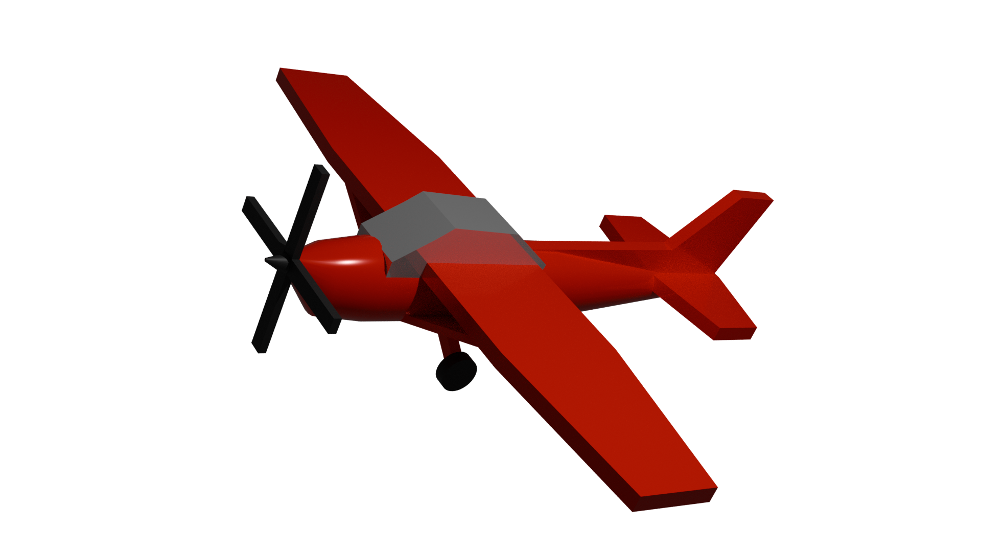 Single-Propeller Plane by Makerspace Hillerød | Download free STL model ...