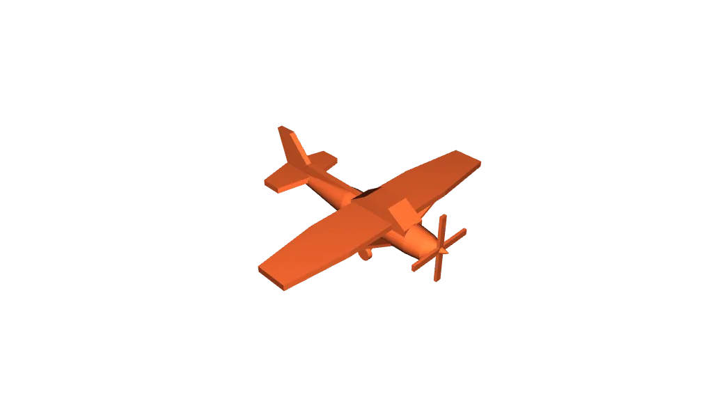 Single-Propeller Plane by Makerspace Hillerød | Download free STL model ...