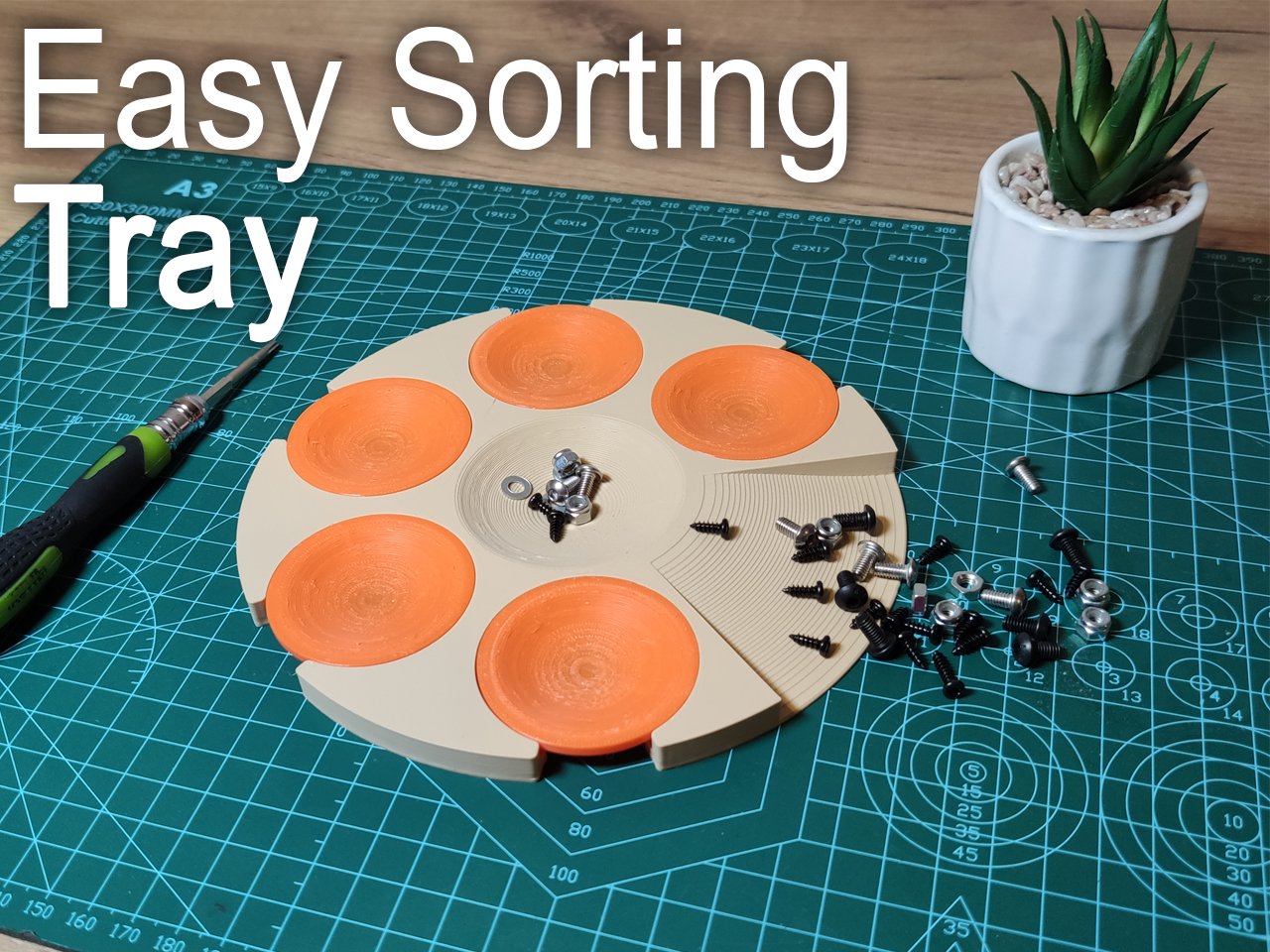 Easy Sorting Tray por Piotr Bieszczad | Descargar modelo STL gratuito ...