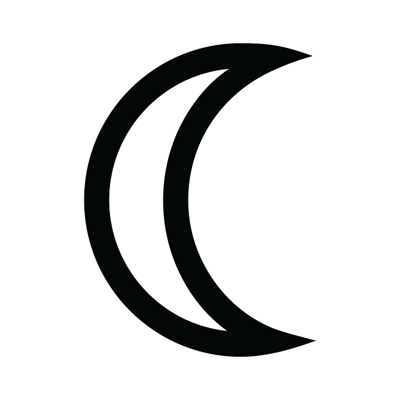 Moon astronomical symbol / Astronomický symbol Měsíce by Jaymz1495 ...