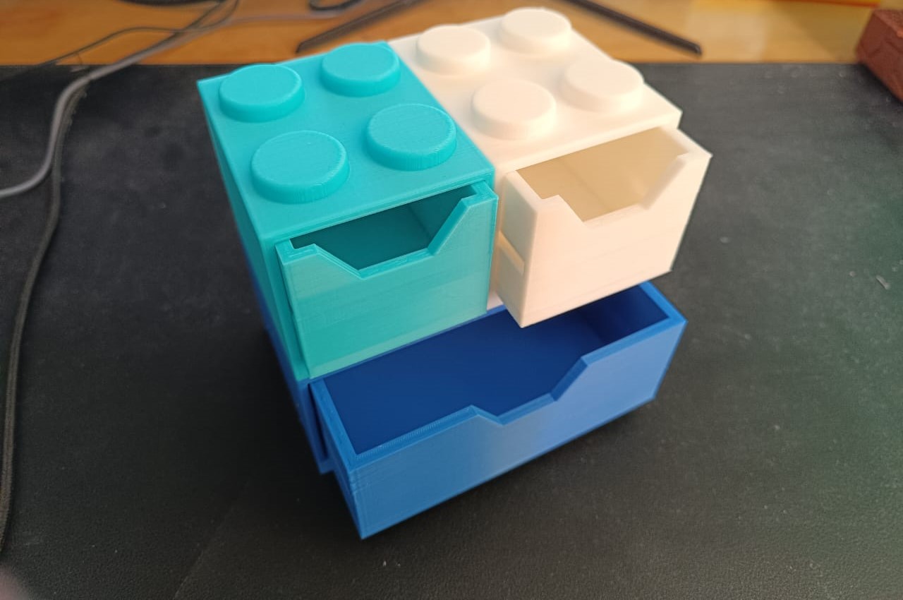 "lego" desk organizer by Diego Díaz Barahona | Download free STL model ...