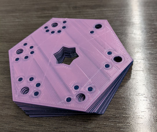 Hexagonal Weaving Tablet by MxRemy | Download free STL model ...