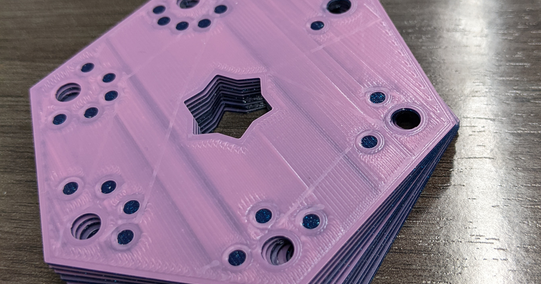 Hexagonal Weaving Tablet by MxRemy | Download free STL model ...