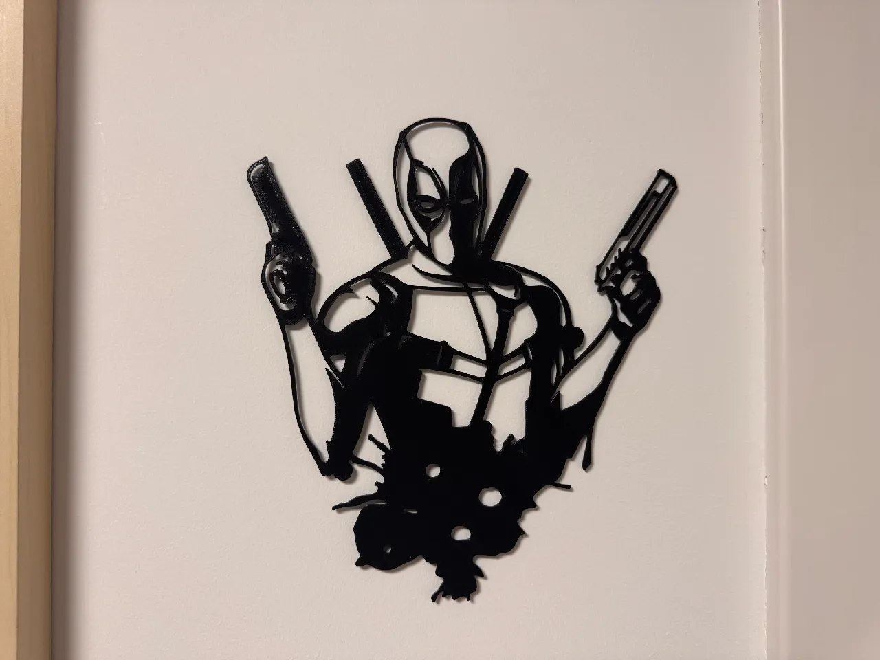 Deadpool With Guns Wall Art by OliPix Creative Lab by Rodolfo Daniel Sa ...