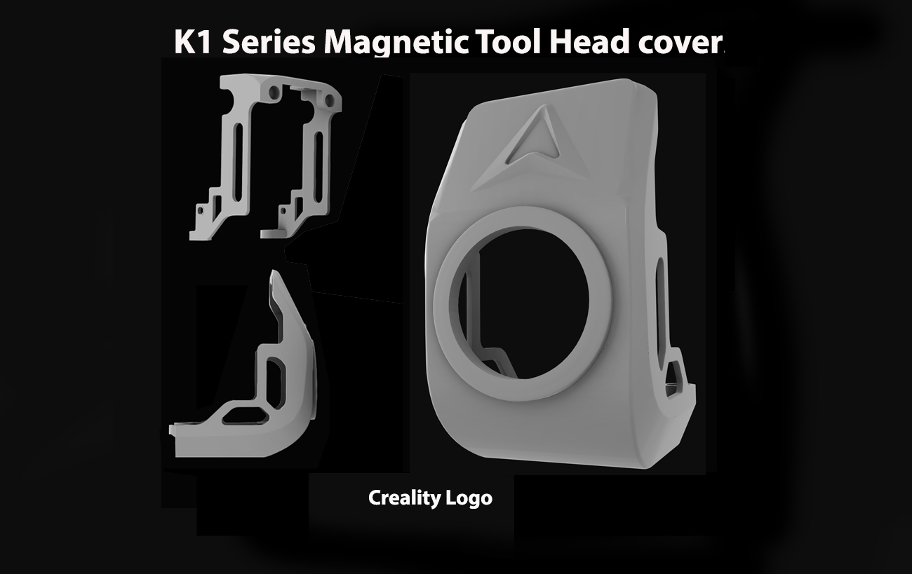 K1 series, quick release magnetic tool head cover (logo version) by ...