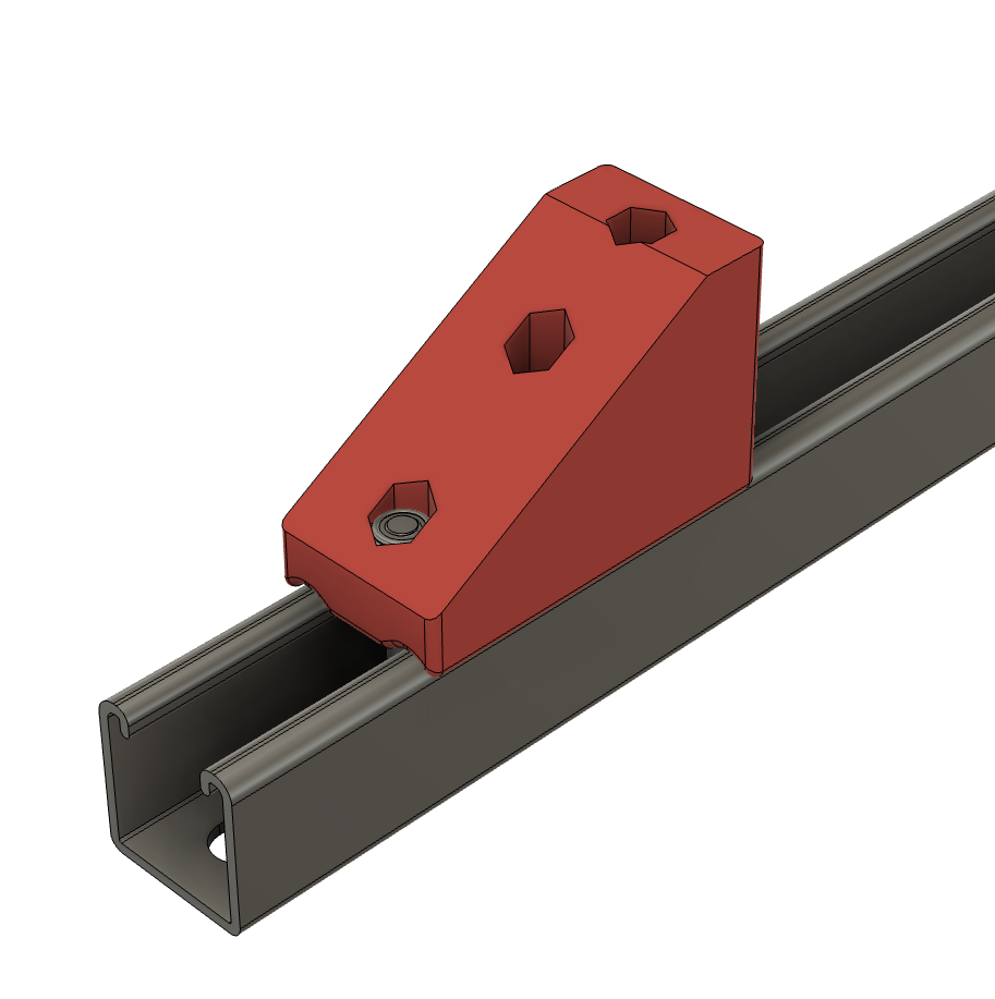 Unistrut Bolt-Down Stopper by Marcy | Download free STL model ...
