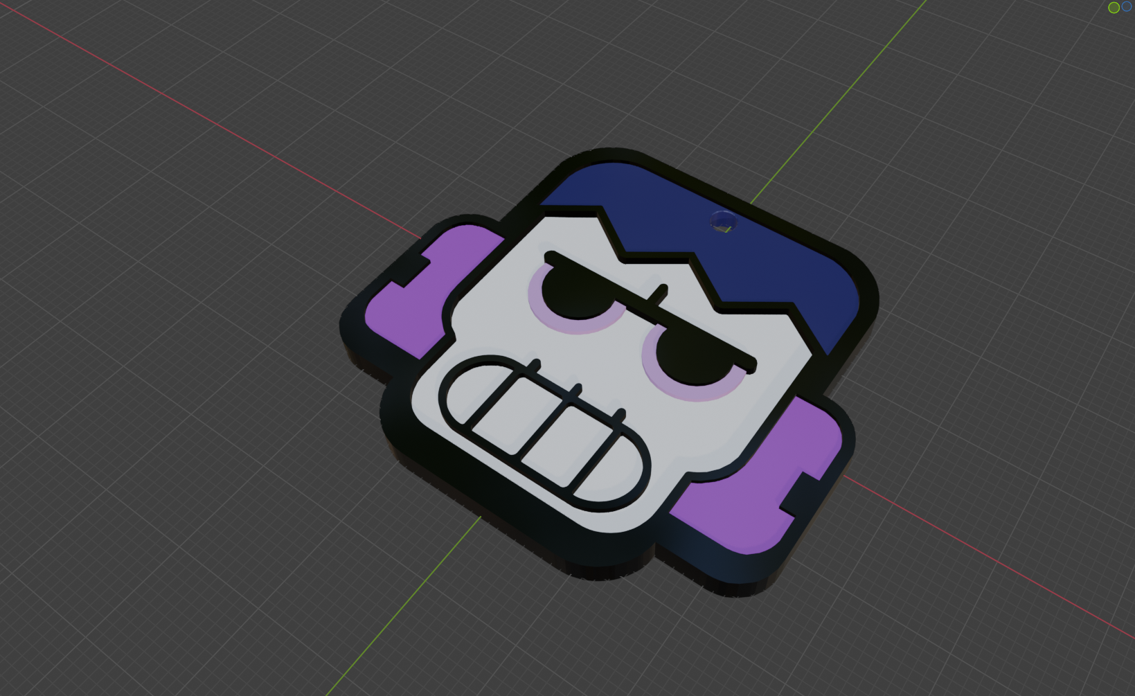Frank Keychain Brawl Stars By Affinity 3d Download Free Stl Model