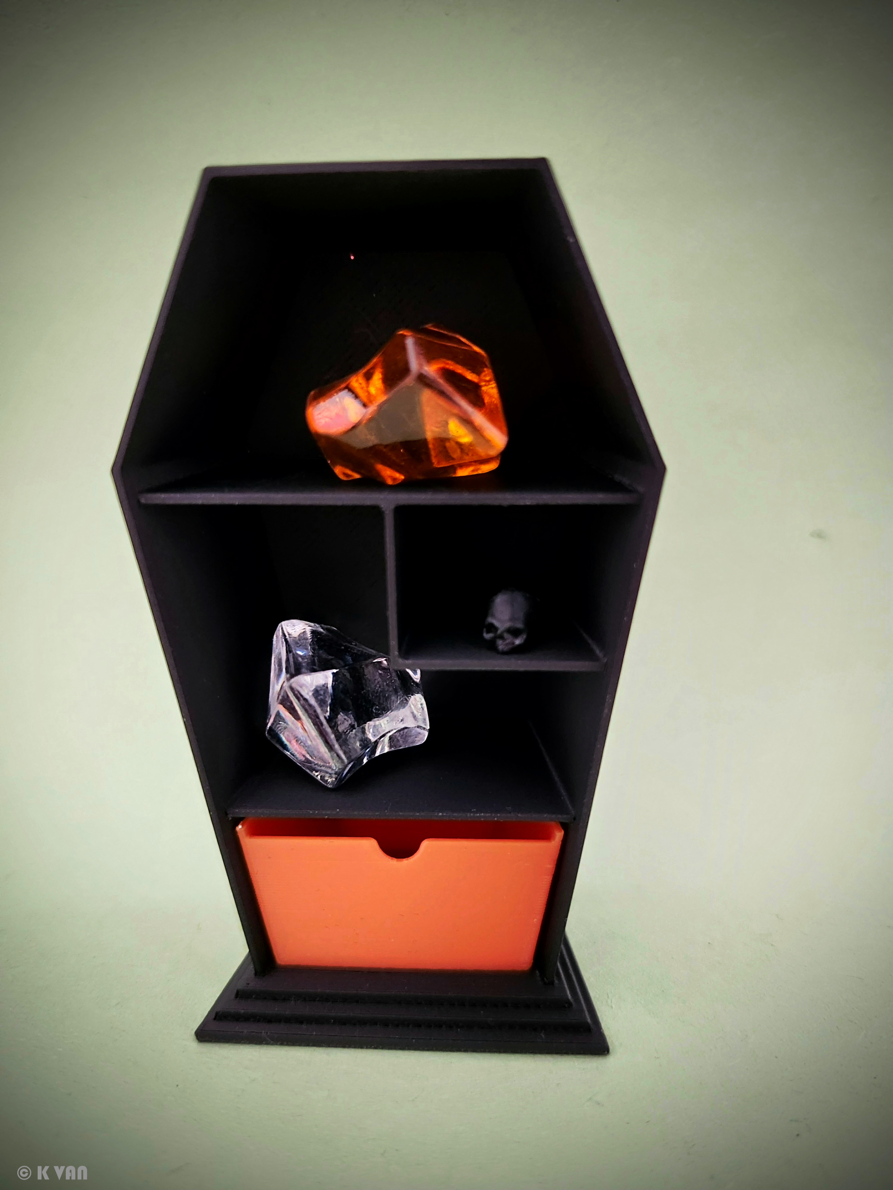 The Coffin Shelf with Drawer (Casket) by K VAN | Download free STL ...