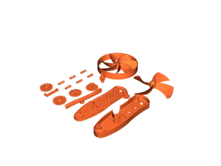 Squeeze Fan by Edge Design | Download free STL model | Printables.com