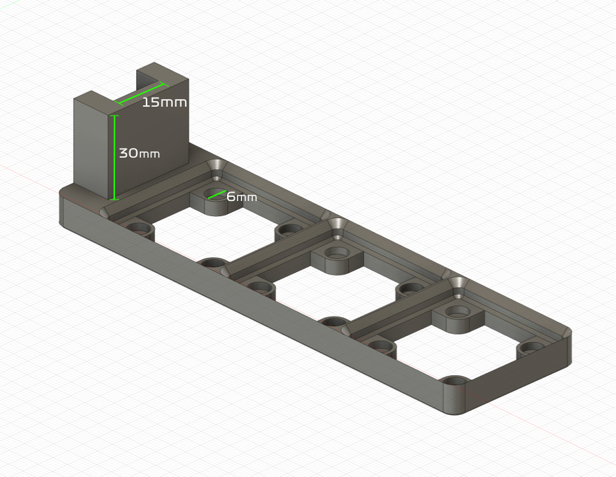 Gridfinity A1-mini 3 slots with magnets by maxfui | Download free STL ...