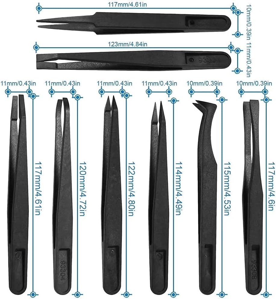 Stand for 8x Plastic Tweezers by Mohan Das | Download free STL model ...
