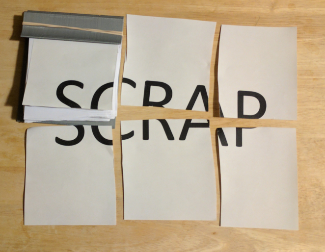 Scrap Paper Notepad Holder by A_Str8 | Download free STL model ...