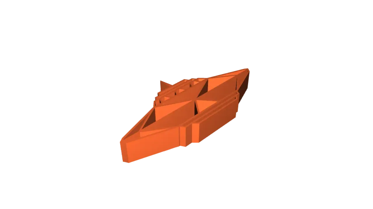 Geometric Alien Over Mountains by ar3Dprints | Download free STL model ...