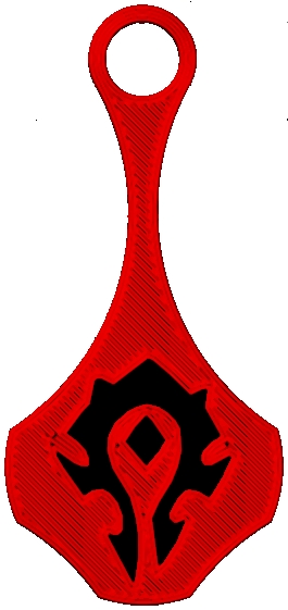 Horde keychain by MORON | Download free STL model | Printables.com