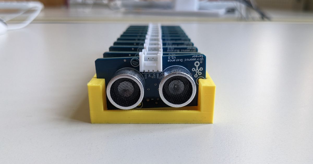ultrasonic sensor storage bracket - seeedstudio / calliope von Schlomo ...