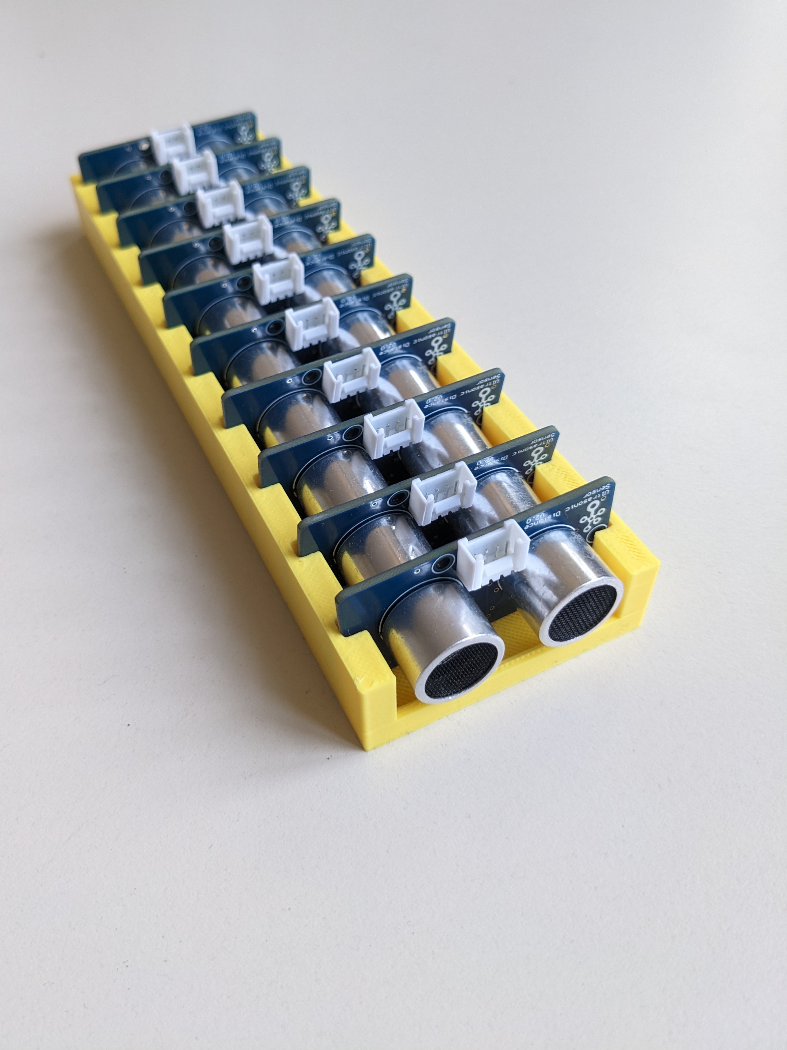 ultrasonic sensor storage bracket - seeedstudio groove by Schlomo ...