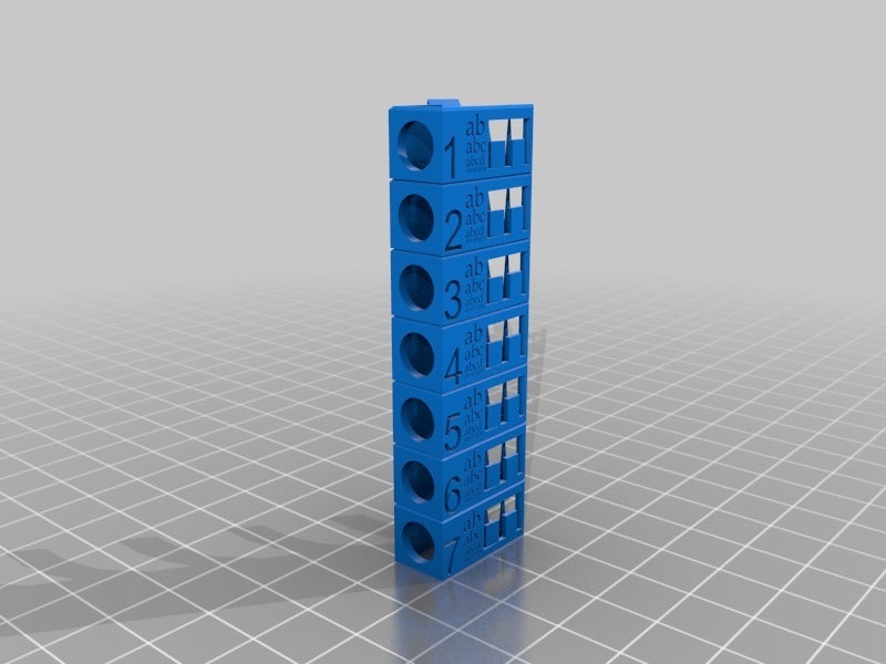 Detailed Calibration Tower by A_Str8 | Download free STL model ...