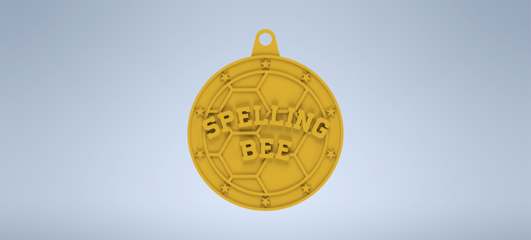 Spelling bee medal von Jt40_3d | Kostenloses STL-Modell herunterladen ...