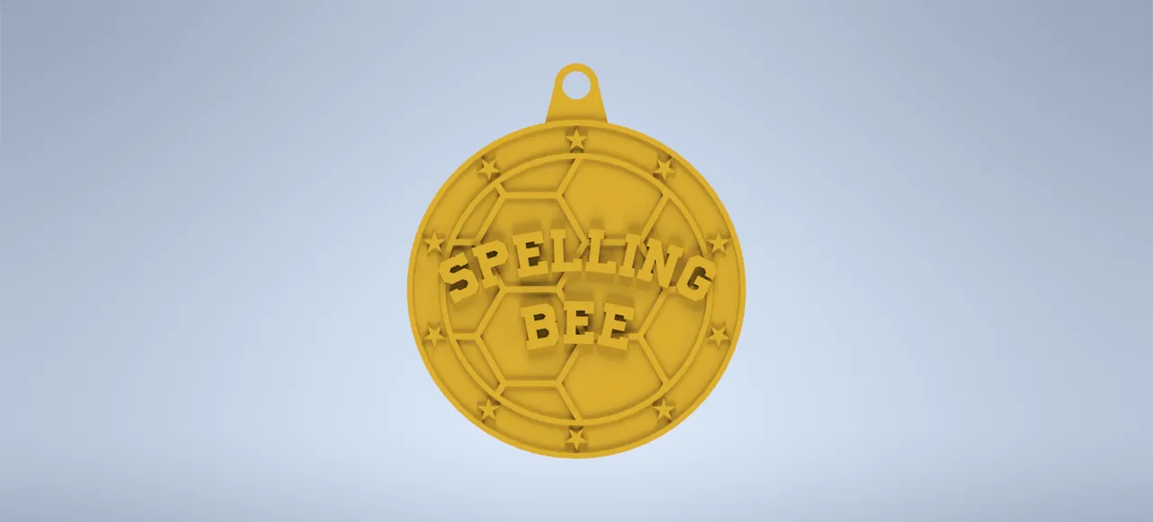Spelling bee medal autorstwa Jt40_3d | Pobierz darmowy model STL ...