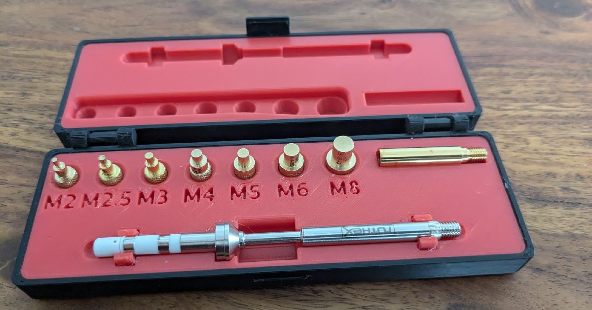 Box for ruthex threaded inserts by sebastian-xyz | Download free STL ...