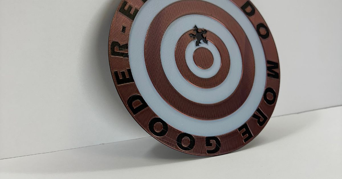 Do Good Target Wall Art by HVFDesigns | Download free STL model ...