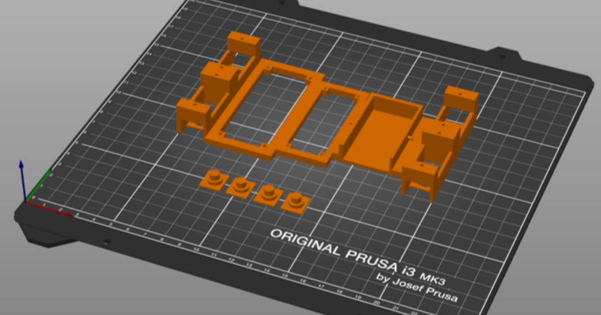 Quadruped robot body by LWK_256 | Download free STL model | Printables.com