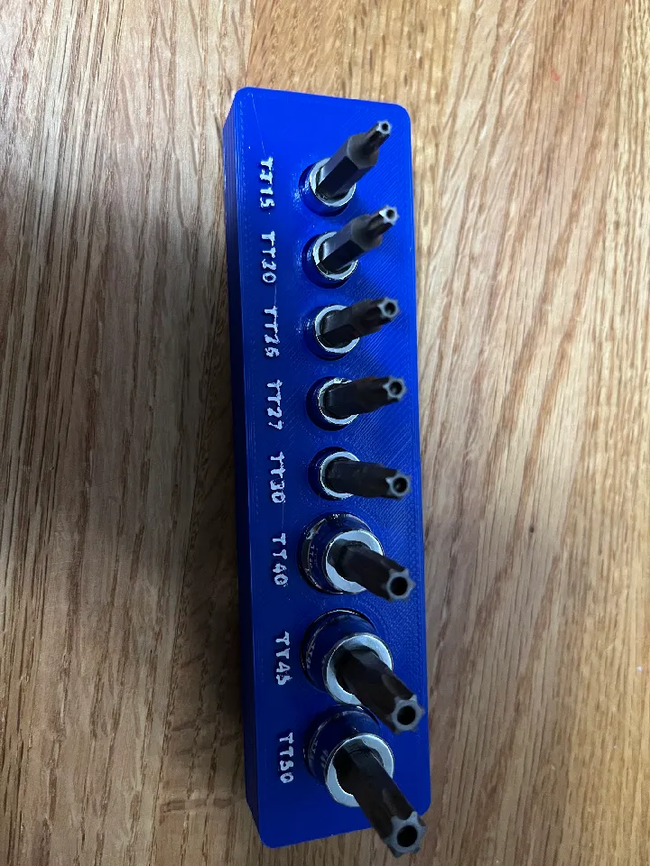 Gridfinity Holder for Kobalt Torx Sockets by Bob | Download free STL ...