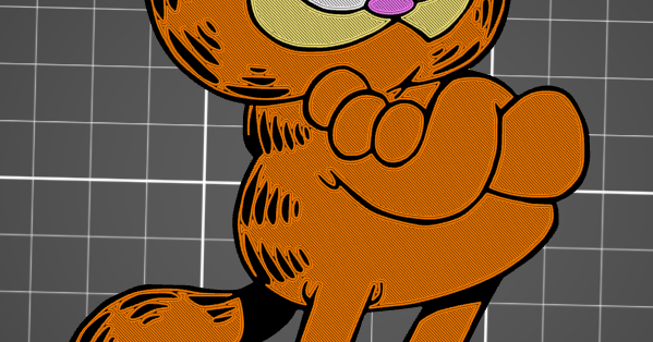Garfield - MMU by fernandotg81 | Download free STL model | Printables.com