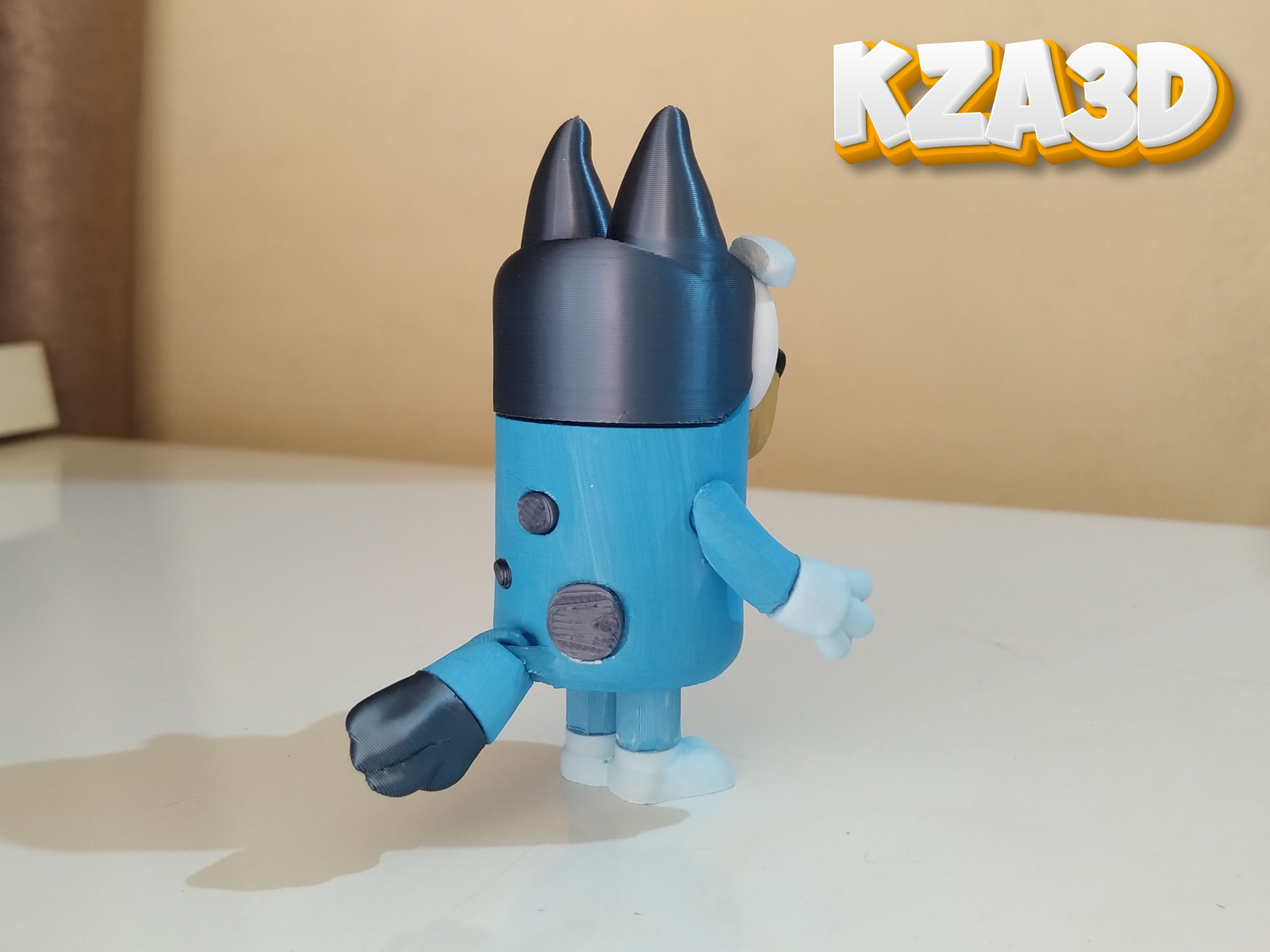 Bluey Articulated Puppet by Kza 3D | Download free STL model ...